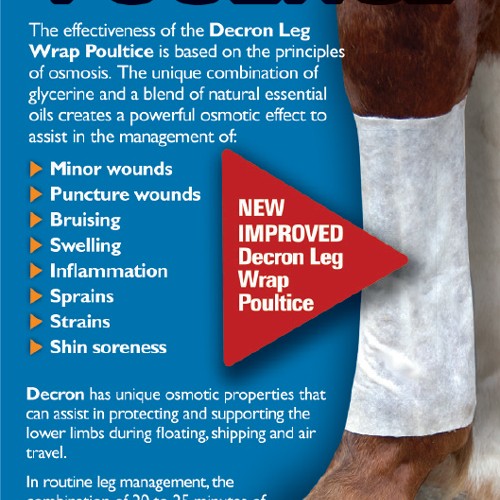 Decron Leg Wrap Poultice - HorseCare
