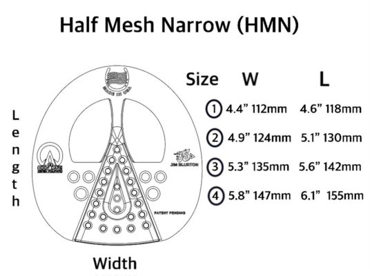 3D HoofCare Half Mesh Narrow Hoof Pad - HorseCare