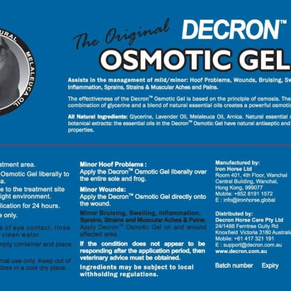 Decron Osmotic Gel for Equine Care - HorseCare
